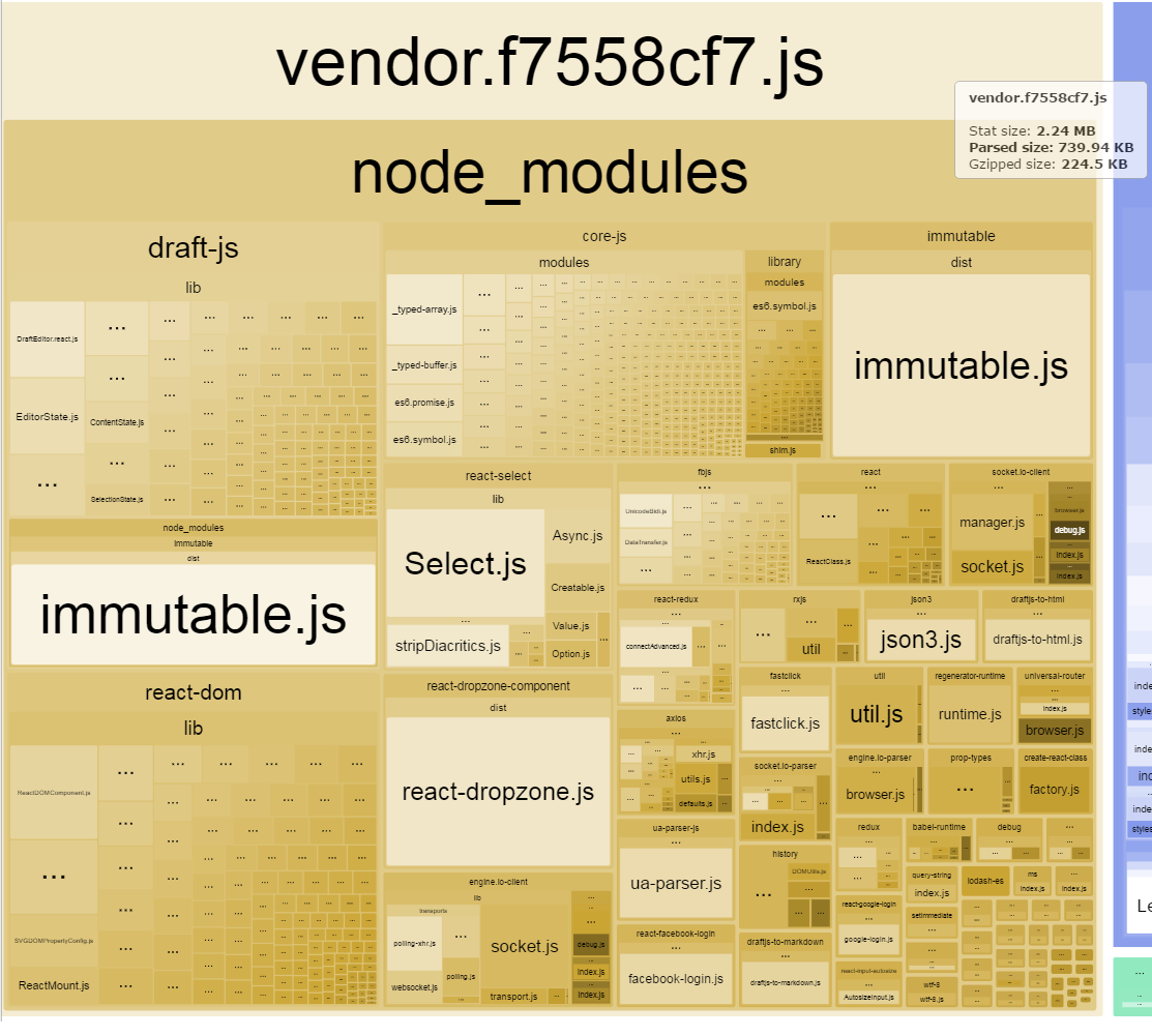 How to optimize the size of the webpack package · Issue #348 · jpuri/react-draft-wysiwyg · GitHub
