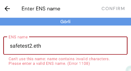 Can not add safe or recipient on Send funds using ENS name ( prod app) · Issue #1879 · safe ...