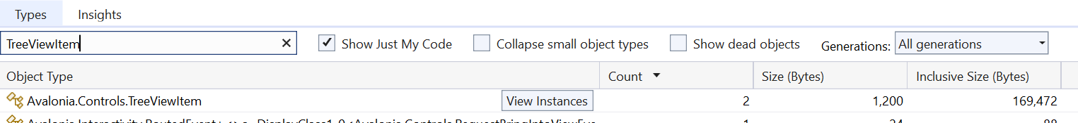 Memory leak in treeview or maybe items container generator · Issue #9662 · AvaloniaUI/Avalonia ...