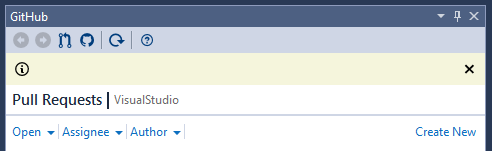 GitHub pane InfoPanel is blank in 2.3.0.16 beta · Issue #1131 · github/VisualStudio · GitHub