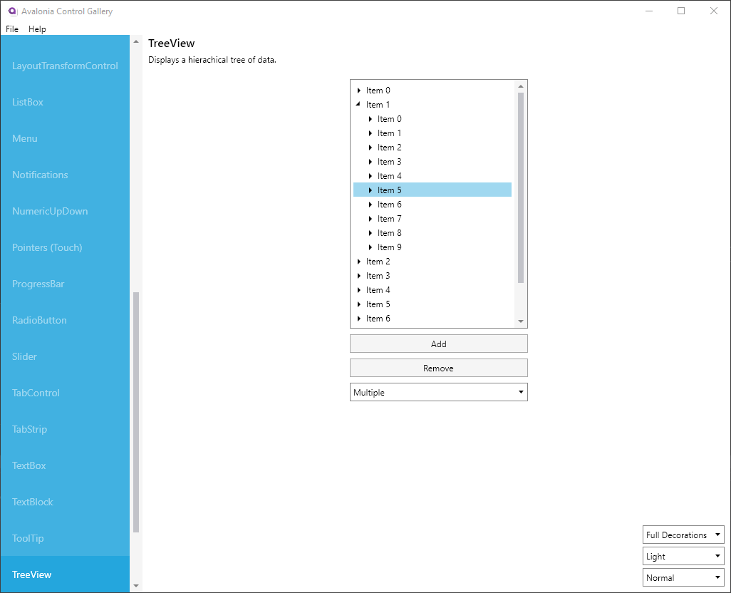TreeView range selection broken. · Issue #3918 · AvaloniaUI/Avalonia · GitHub