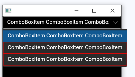 Broken Comboboxitem Border · Issue 4768 · Avaloniauiavalonia · Github
