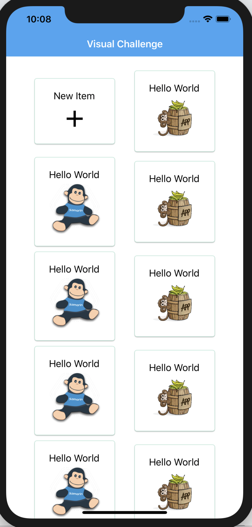 FlexLayouts & Card Carousels by SkyeHoefling · Pull Request #16 · davidortinau/VisualChallenge ...