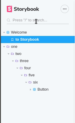 Search by folder name don't work correctly when title is long · Issue #10690 · storybookjs ...