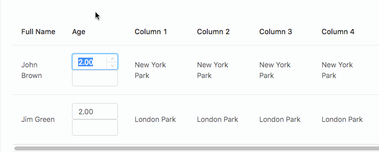 【Table & InputNumber】columns中render使用InputNumber组件，移动鼠标的时候会出现，已被select的InputNumber组件中的值，被取消选中 ...