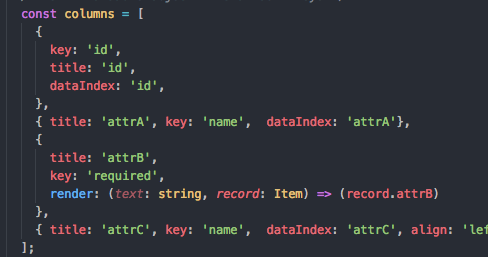 The table columns type error · Issue #13793 · ant-design/ant-design ...