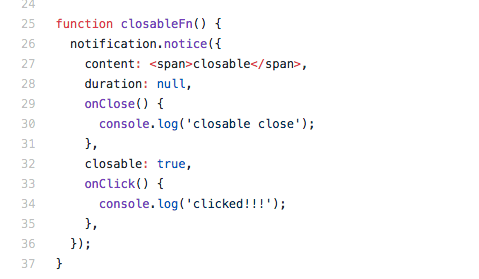 notification - conflict of onClick and onClose · Issue #14670 · ant ...