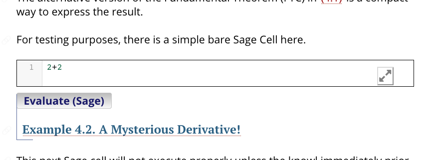 Sage cell immediately before knowl evaluate button may leak into knowl · Issue #1313 ...