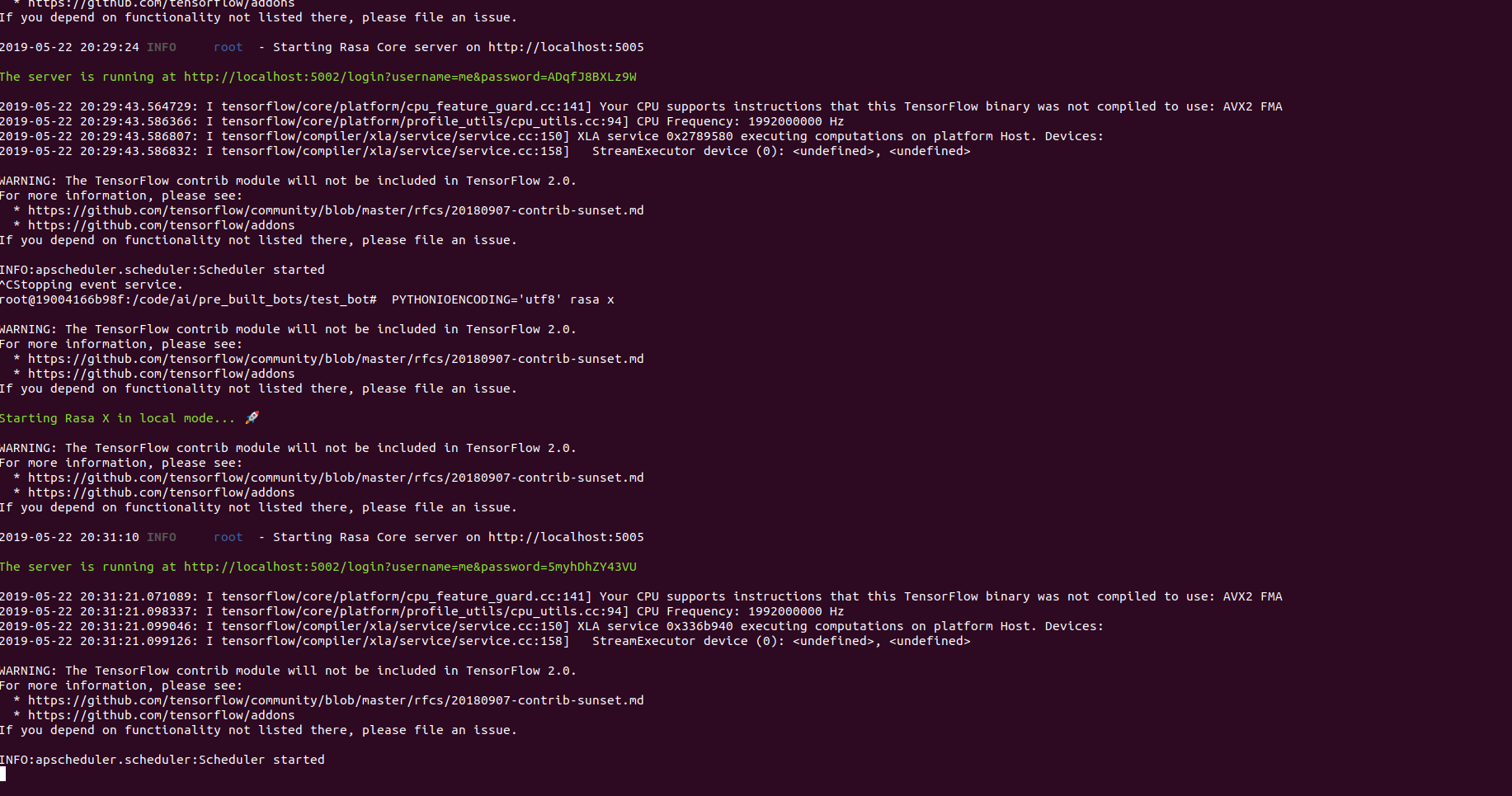 Geeting error while running rasa x and rasa init commands · Issue #3553 · RasaHQ/rasa · GitHub