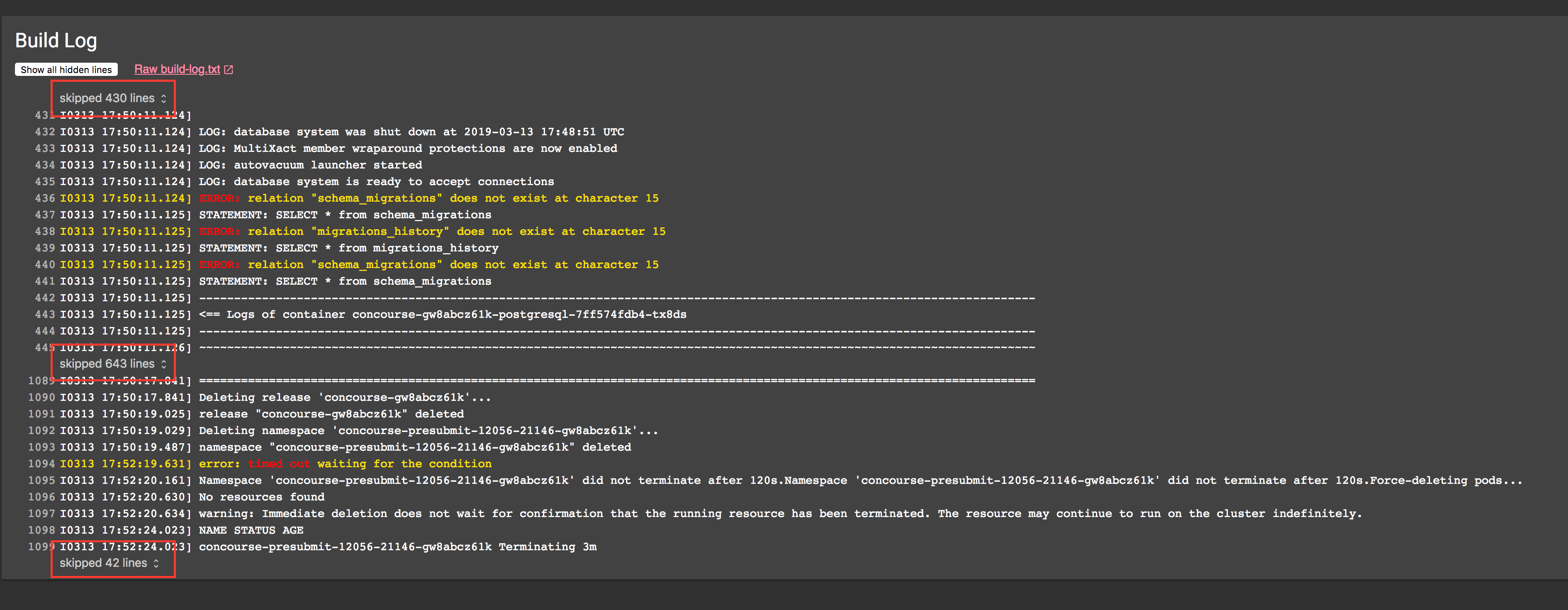 Web/UI: Folding large build logs · Issue #3499 · concourse/concourse · GitHub