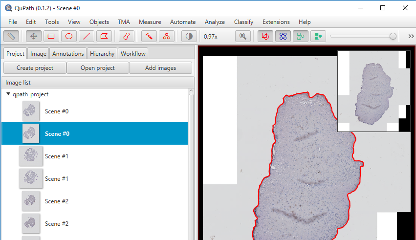 Run a script for a project · Issue #103 · qupath/qupath · GitHub