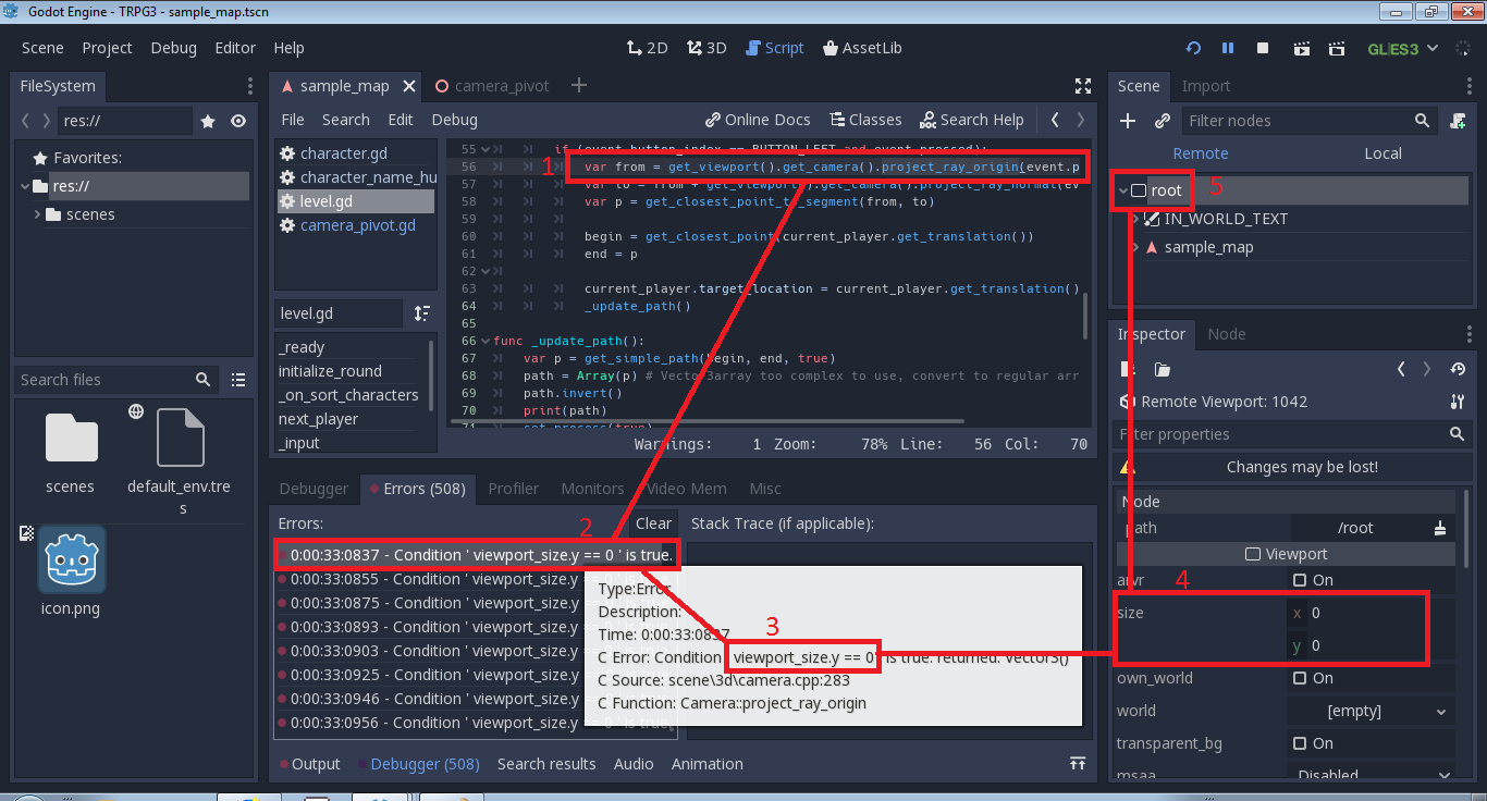 Invalid root Viewport size · Issue #21338 · godotengine/godot · GitHub
