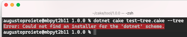 dotnet cake --tree requires manual bootstrapping of modules · Issue #3140 · cake-build/cake · GitHub