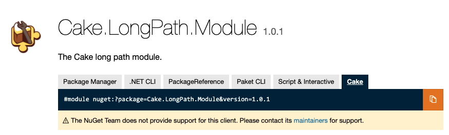 Add Cake Module Tag To Cakedotenvmodule Nuget Package · Issue 4