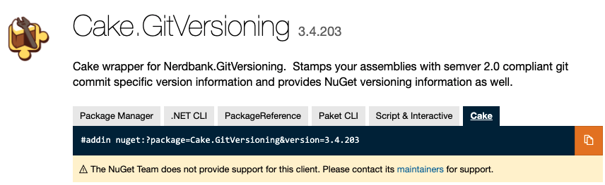 Add cake-addin tag to Cake.GitVersioning NuGet package · Issue #604 · dotnet/Nerdbank ...