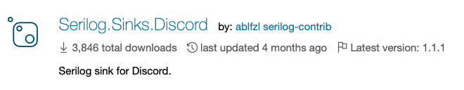 Add Serilog Sink icon to Serilog.Sinks.Discord NuGet package · Issue #7 · serilog-contrib ...