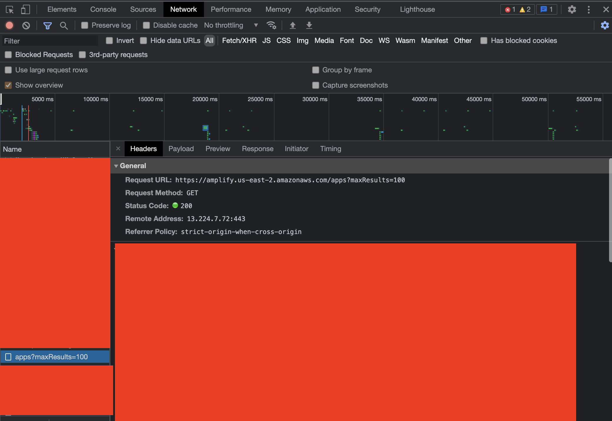 Amplify "List apps call failed Network Failure" · Issue #2417 · aws-amplify/amplify-hosting · GitHub