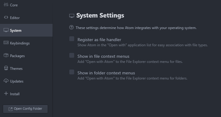 Windows Install Shortcuts and File Associations · Issue #15644 · atom/atom · GitHub