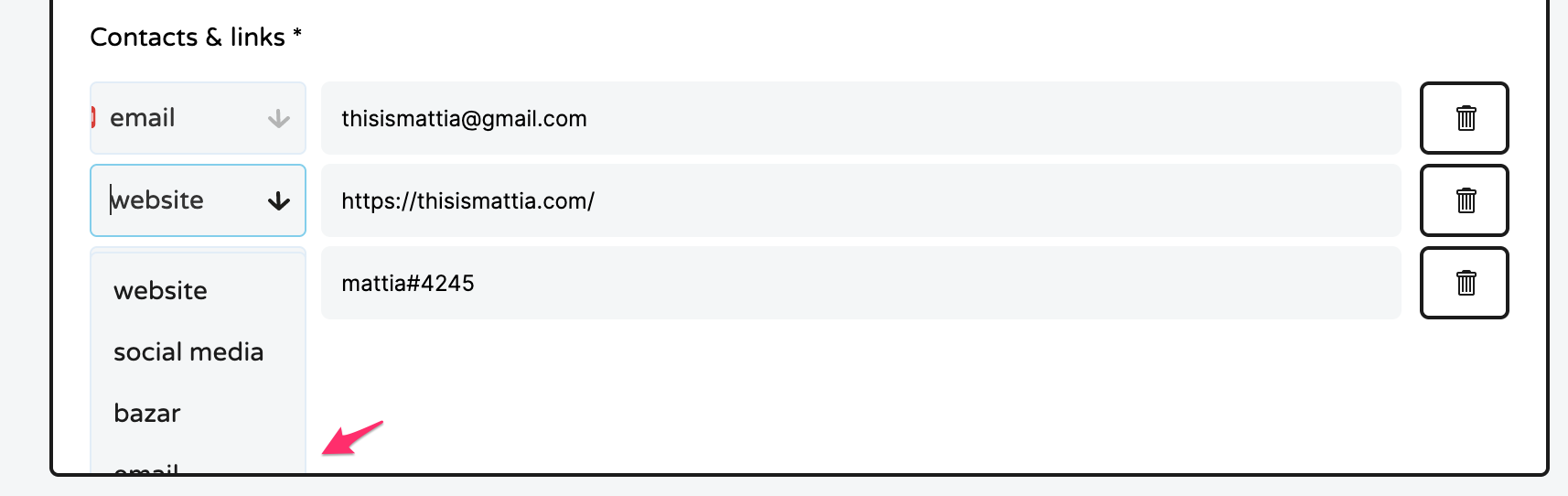 [bug] Contacts And Links Overflow Hidden · Issue 1866 · Onearmy Community Platform · Github