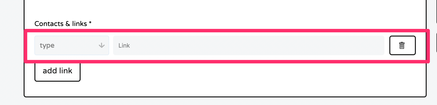 Error message － Contacts and links · Issue #1941 · ONEARMY/community-platform · GitHub