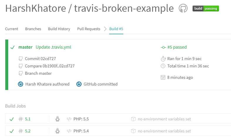 Badge is showing incorrect build status · Issue #4024 · travis-ci/travis-ci · GitHub