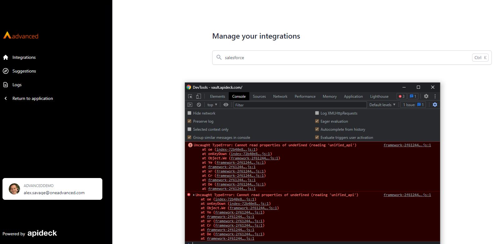 Fix console error on search · Issue #156 · apideck-samples/vault · GitHub