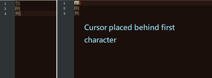 Text Highlighting Corrupts The Display Of Multi Byte Characters In Ansi Mode · Issue 13789