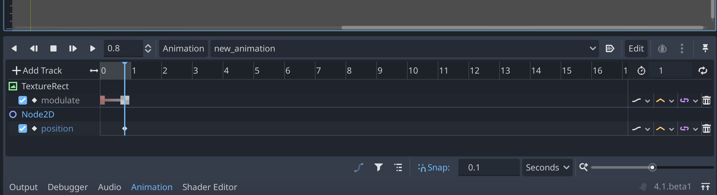 Select node when clicking node name in AnimationPlayer timeline / Animation tab · Issue #7067 ...