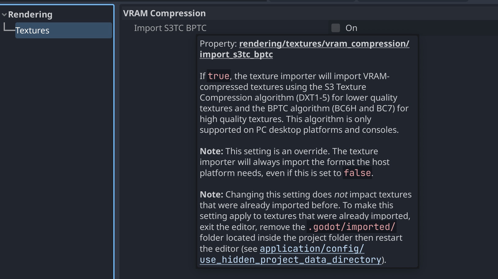 Incorrect (?) warning about enabling S3TC BPTC texture compression on macOS export · Issue ...
