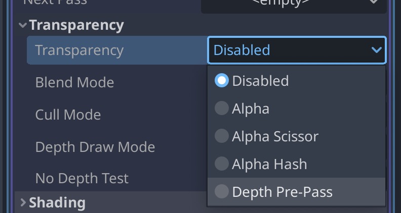 Standard material documentation is missing description of Transparency modes · Issue #7556 ...