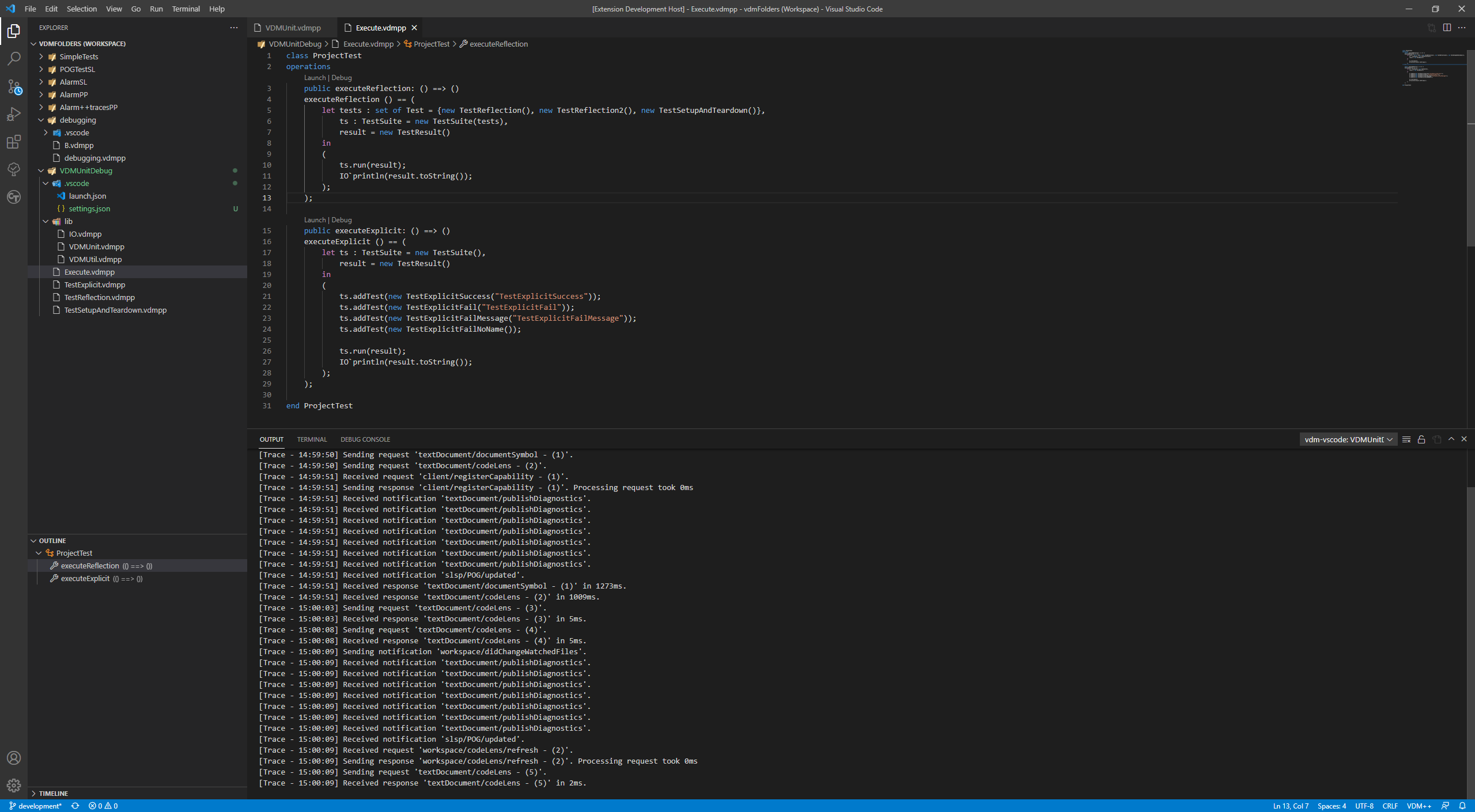 Different log levels · Issue #24 · overturetool/vdm-vscode · GitHub