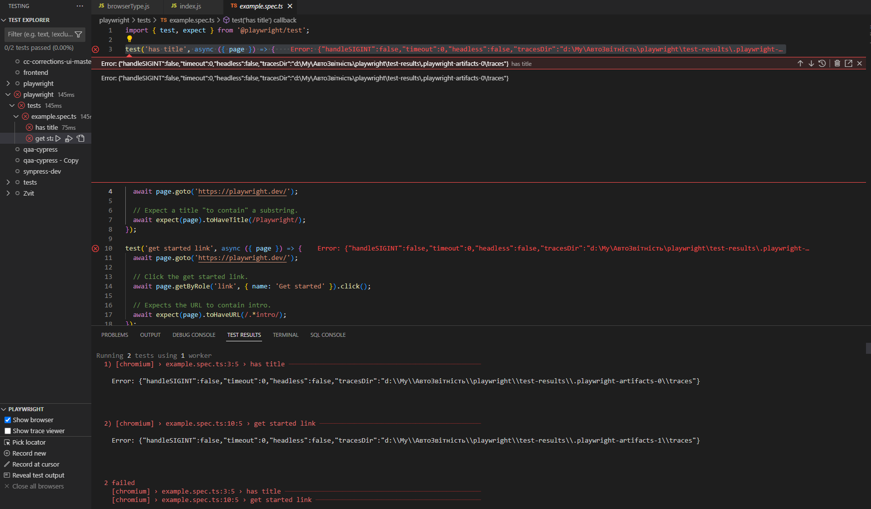 Bug Typeerror Nnect Invalid Character In Header Content X Playwright Launch