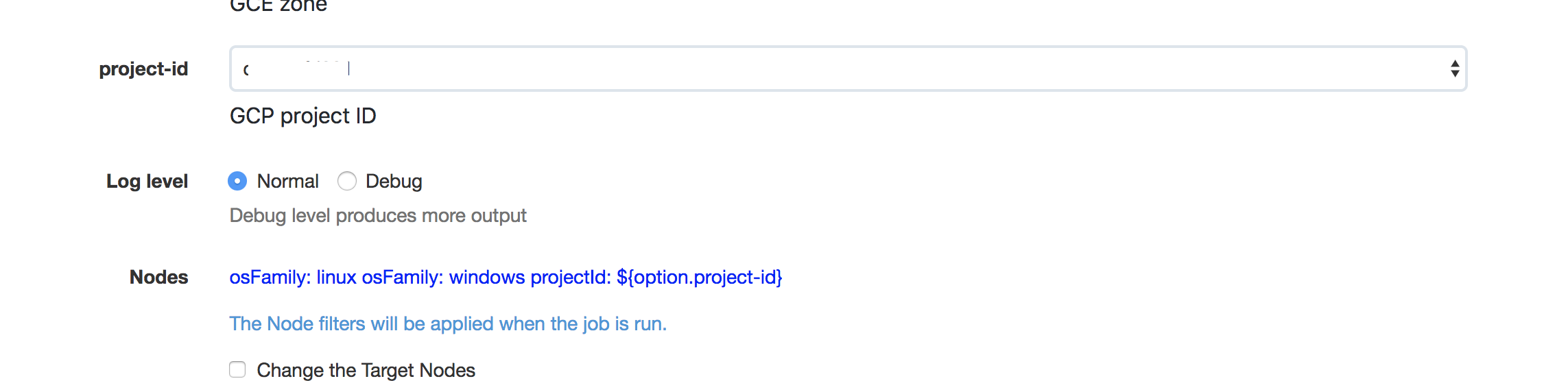 Feature request: ability to select individual nodes when using variables/${options} as node ...