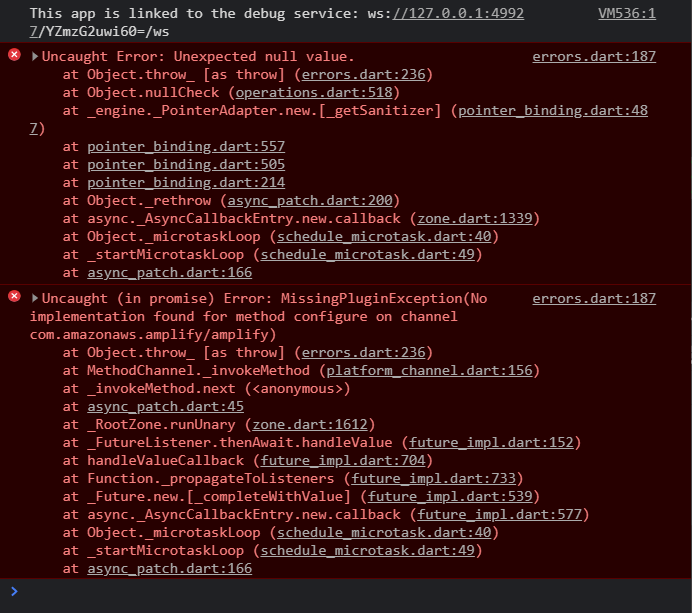 Amplify Flutter Does Not Support The Web Platform · Issue 443 · Aws Amplifyamplify Flutter