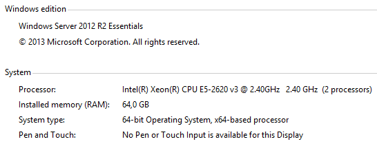 3.0.6 collect not working on Win server 2012R2 - The specified procedure could not be found ...