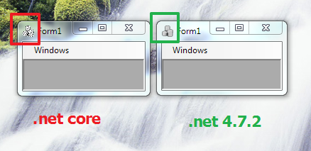 Form icon glitch · Issue #1825 · dotnet/winforms · GitHub