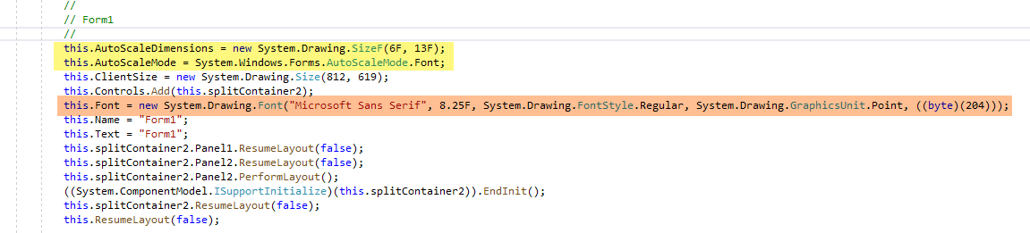 Controls (with Anchor Right) scaling bugs inside splitContainer · Issue #3168 · dotnet/winforms ...