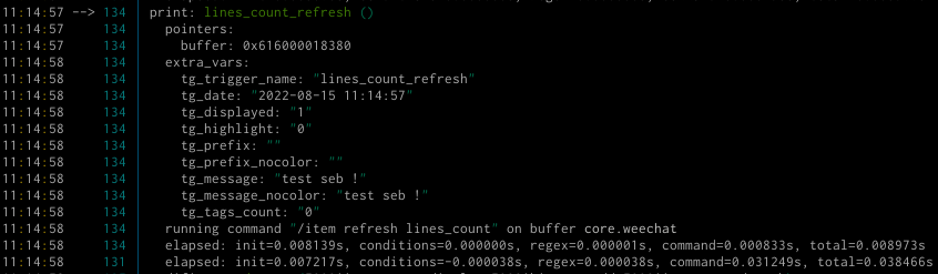 info debug_time · Issue #1806 · weechat/weechat · GitHub