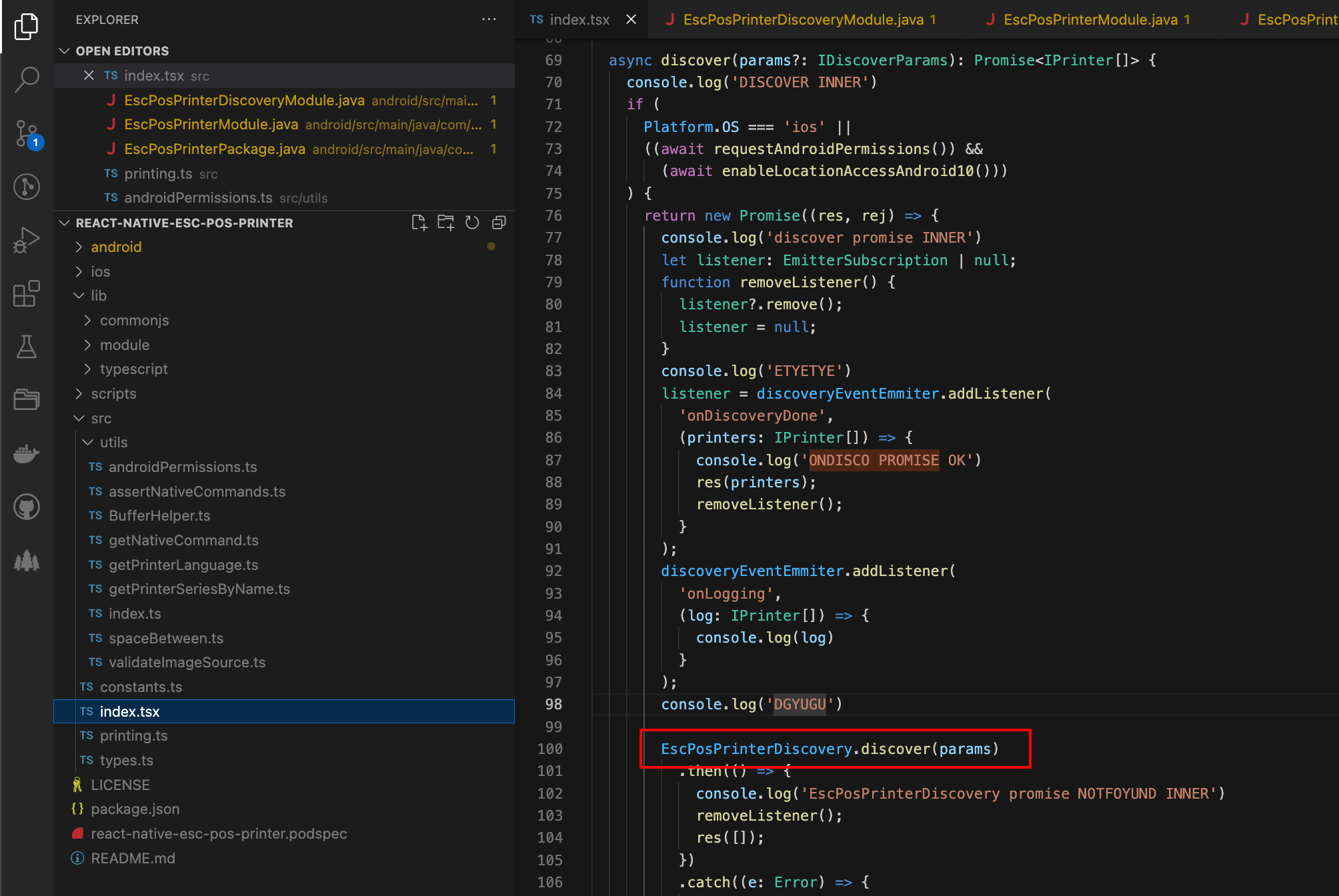 Bluetooth printer not discovered on android 12+ · Issue #85 · tr3v3r ...