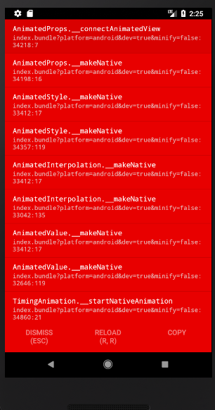 Error Adding Opacity To Animatedview In React Native 037 · Issue 10888 · Facebookreact