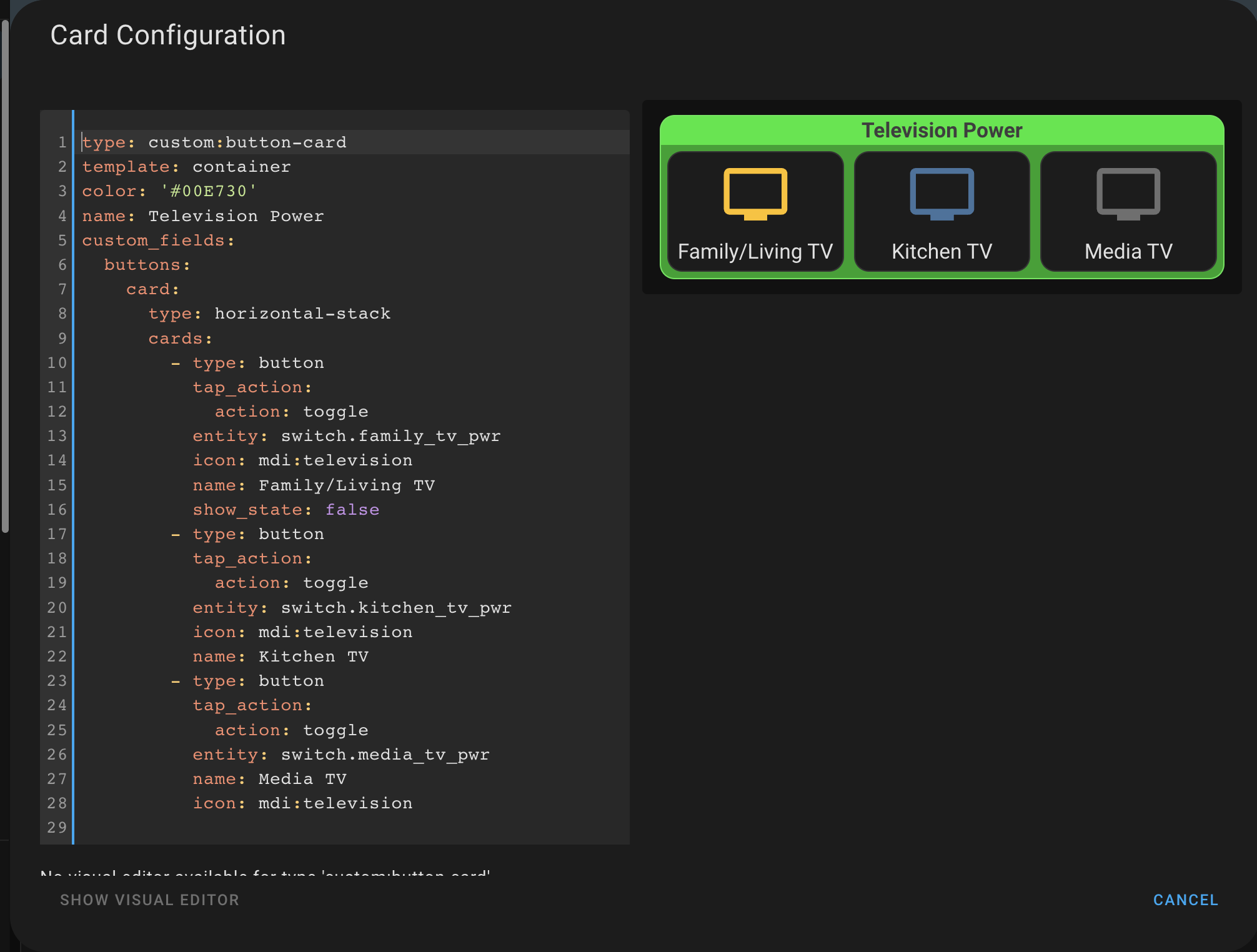 Custom Button Card Intermittently Fails To Show Up On Dashboards · Issue 16322 · Home Assistant