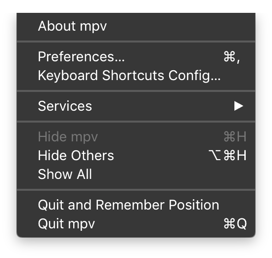 ⌘H no longer hides mpv · Issue #6700 · mpv-player/mpv · GitHub