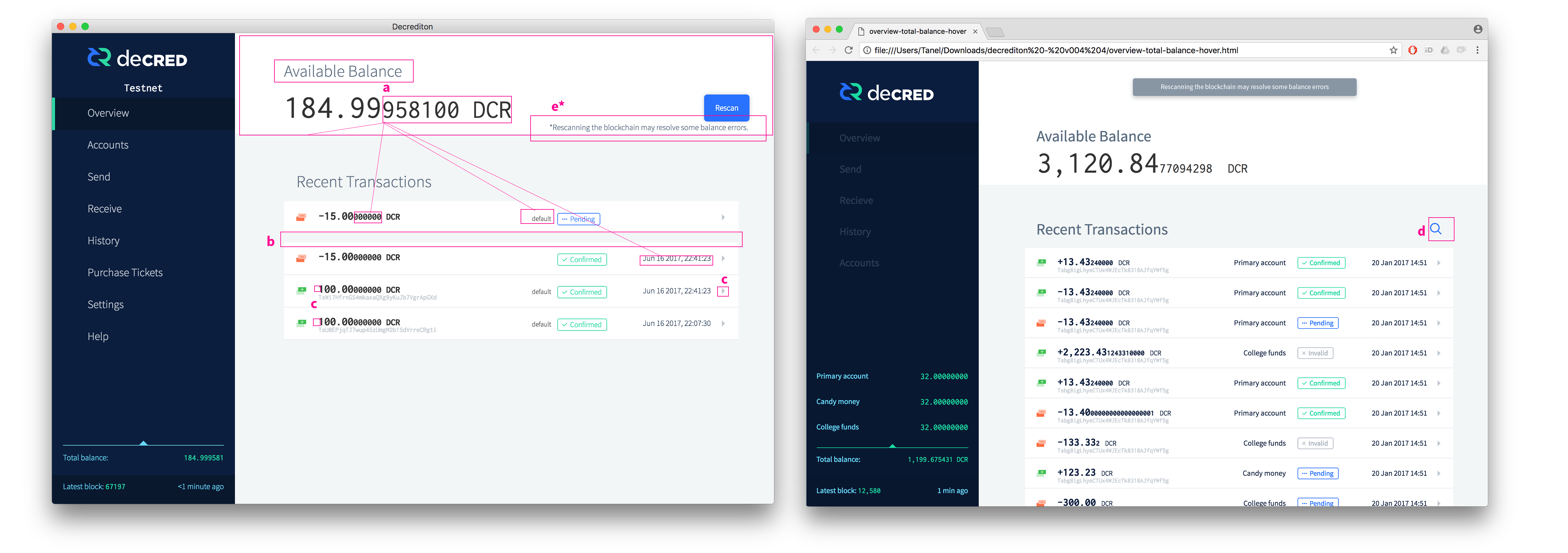 Design implementation feedback · Issue #446 · decred/decrediton · GitHub