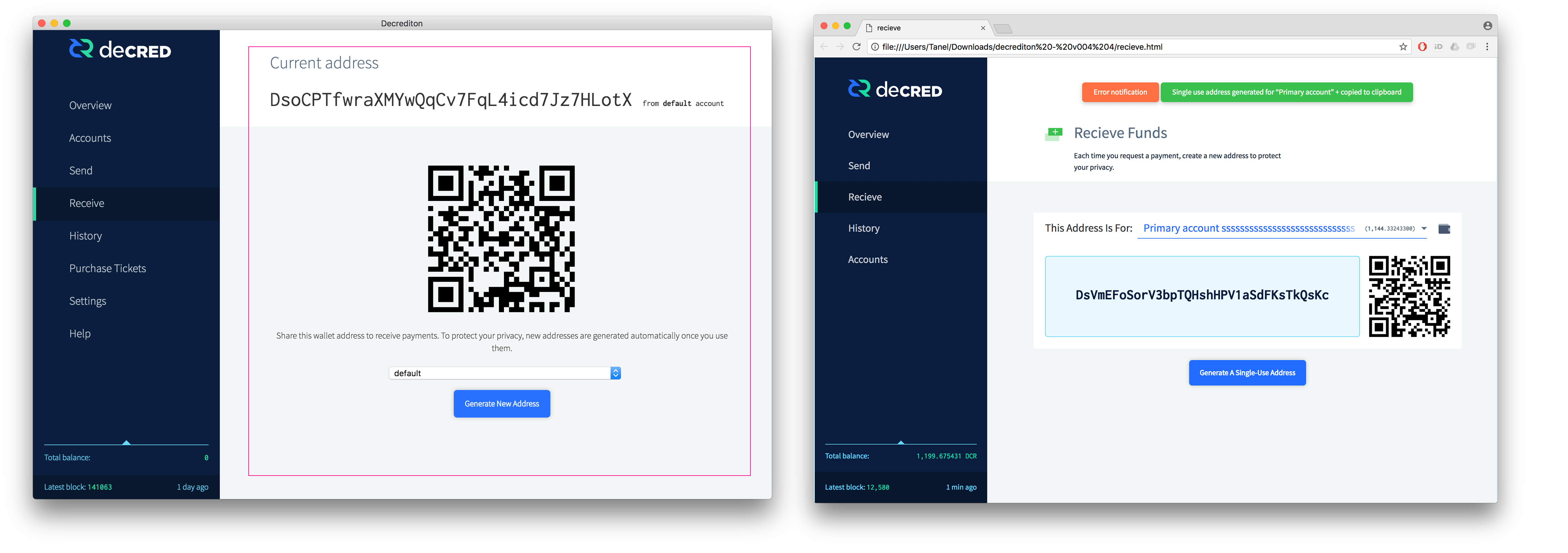 Design implementation feedback · Issue #446 · decred/decrediton · GitHub