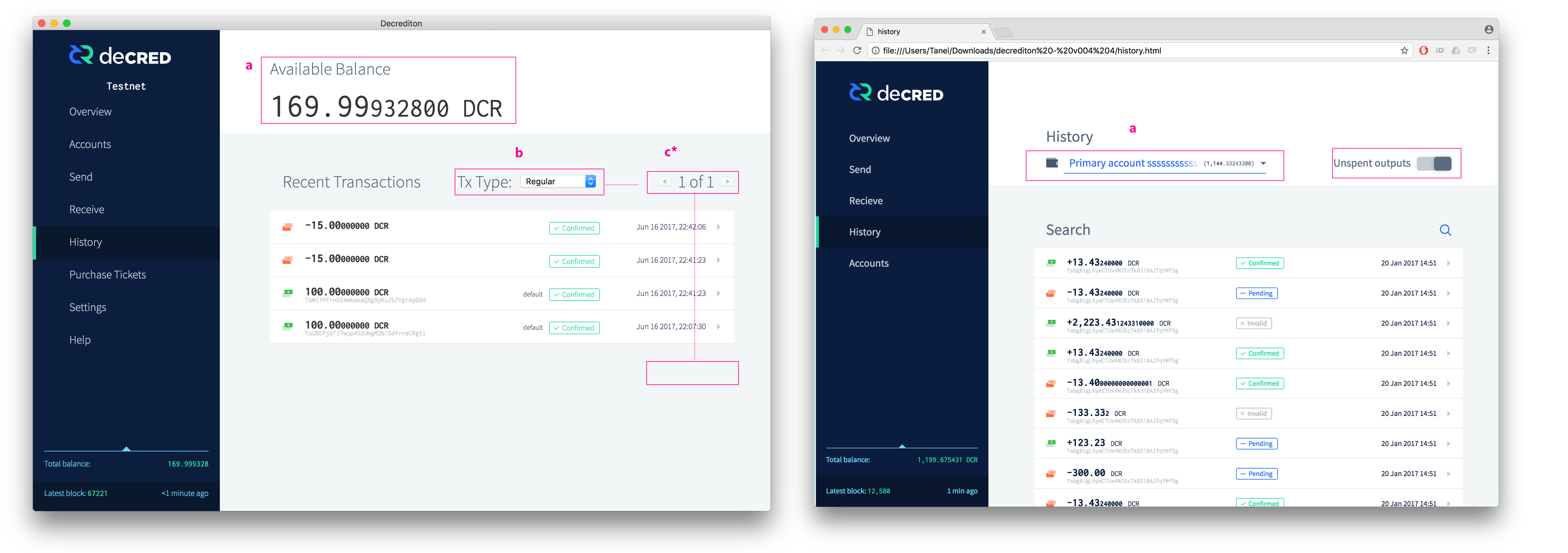 Design implementation feedback · Issue #446 · decred/decrediton · GitHub