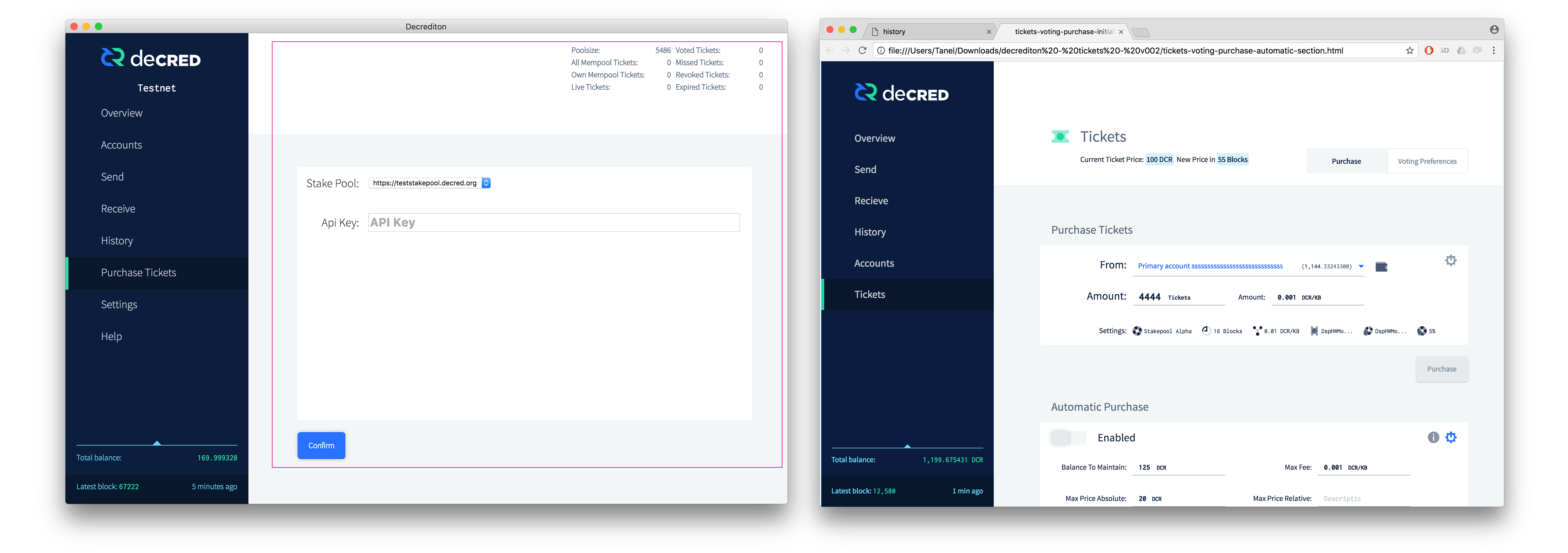 Design implementation feedback · Issue #446 · decred/decrediton · GitHub