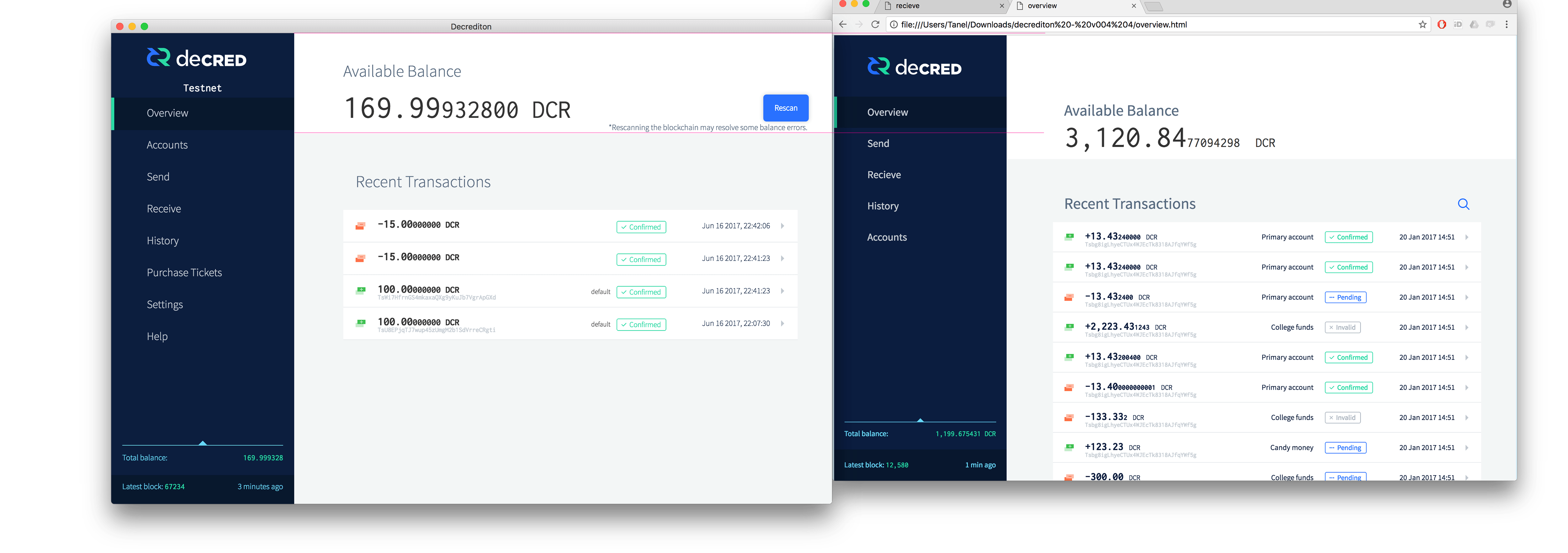 Design implementation feedback · Issue #446 · decred/decrediton · GitHub