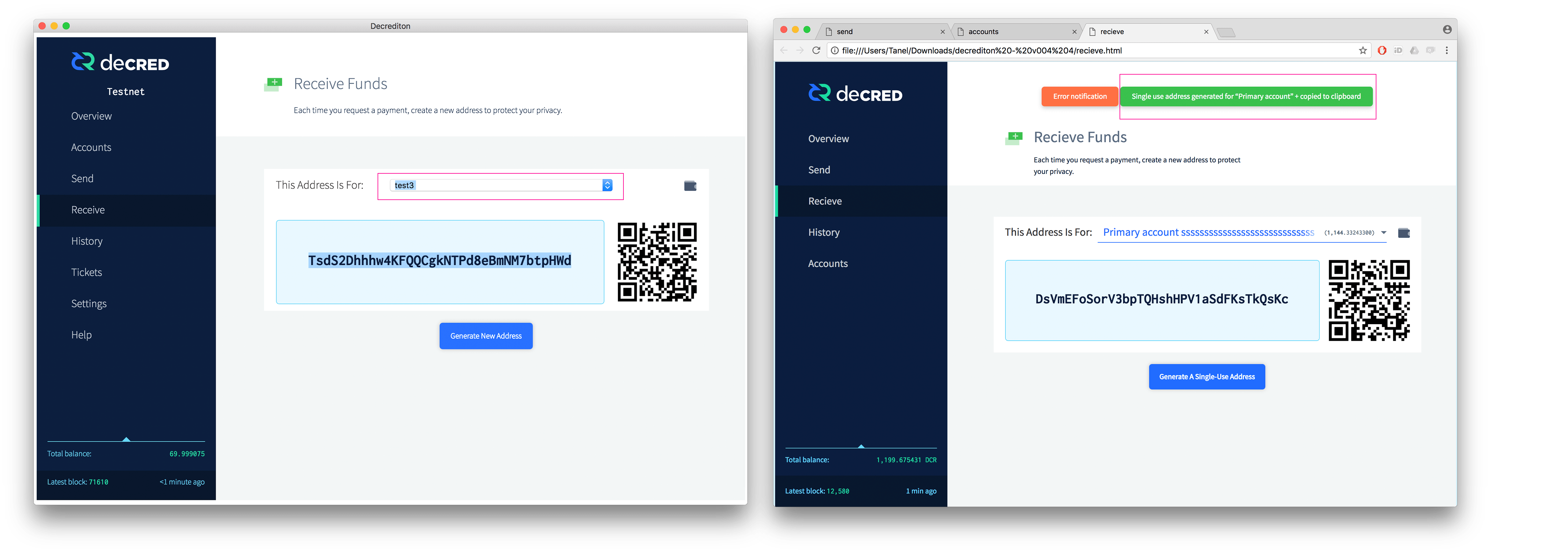 Design implementation feedback · Issue #446 · decred/decrediton · GitHub