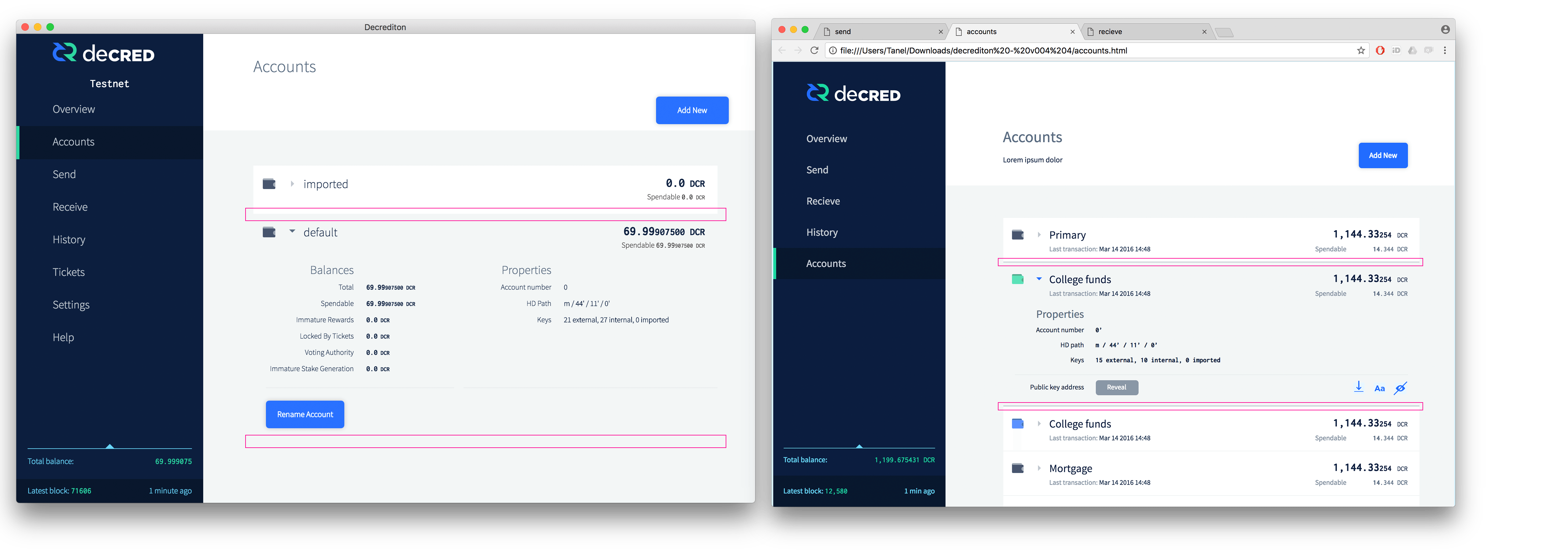 Design implementation feedback · Issue #446 · decred/decrediton · GitHub