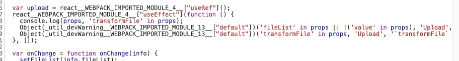 Warning Antd Upload `transformfile` Is Deprecated Please Use `beforeupload` Directly